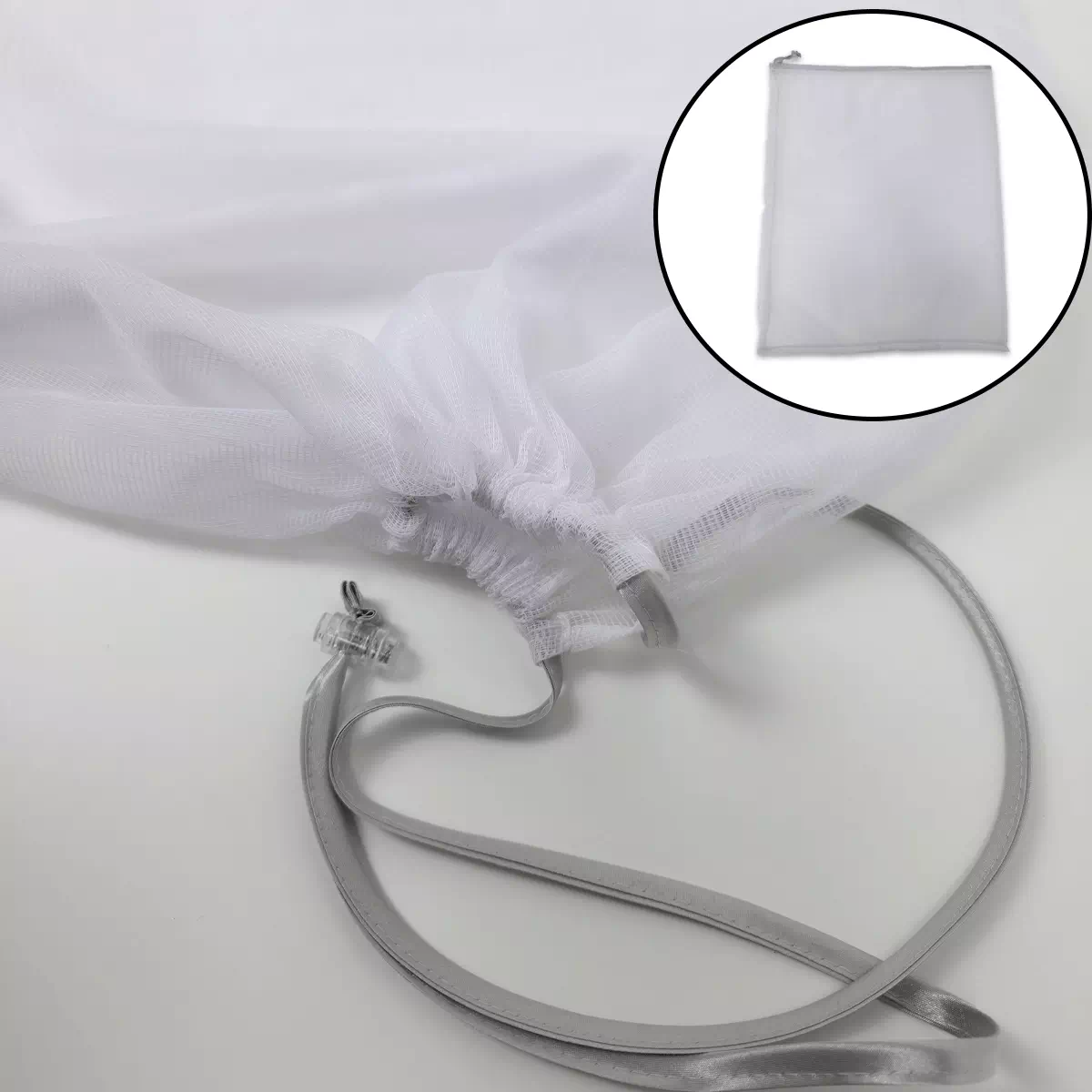 Worek do prania firan 60×60 – siatkowy ze ściągaczem | Radimar